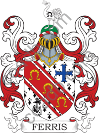 Ferris Family Crest, Coat of Arms and Name History