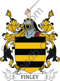 Finley Family Crest, Coat of Arms and Name History