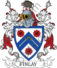 Finley Family Crest, Coat of Arms and Name History