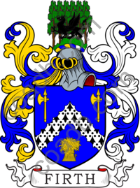 Firth Family Crest, Coat of Arms and Name History