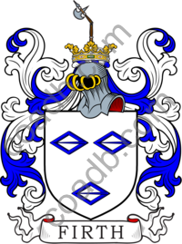 Firth Family Crest, Coat of Arms and Name History