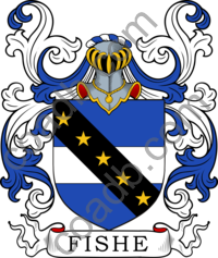 Fish Family Crest, Coat of Arms and Name History