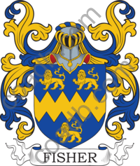 Fisher Family Crest, Coat of Arms and Name History