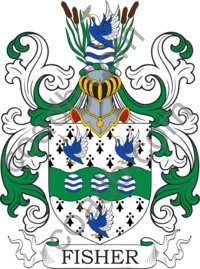 Fisher Family Crest, Coat of Arms and Name History