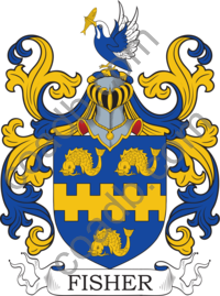 Fisher Family Crest, Coat of Arms and Name History