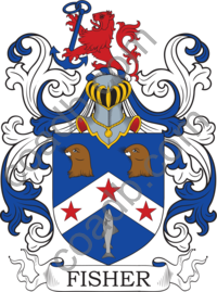 Fisher Family Crest, Coat of Arms and Name History