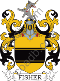 Fisher Family Crest, Coat of Arms and Name History