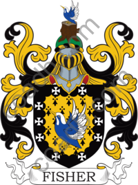 Fisher Family Crest, Coat of Arms and Name History