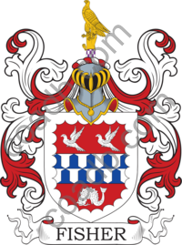 Fisher Family Crest, Coat of Arms and Name History