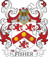 Fisher Family Crest, Coat of Arms and Name History
