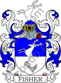 Fisher Family Crest, Coat of Arms and Name History