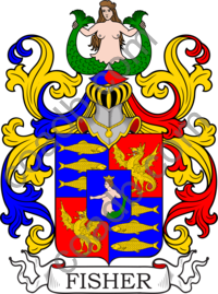 Fisher Family Crest, Coat of Arms and Name History