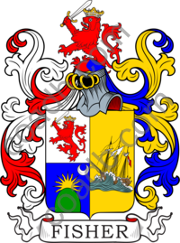 Fisher Family Crest, Coat of Arms and Name History