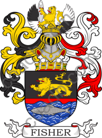 Fisher Family Crest, Coat of Arms and Name History