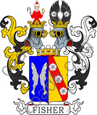 Fisher Family Crest, Coat of Arms and Name History