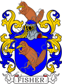 Fisher Family Crest, Coat of Arms and Name History