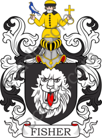 Fisher Family Crest, Coat of Arms and Name History