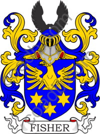 Fisher Family Crest, Coat of Arms and Name History