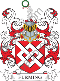 Fleming Family Crest, Coat of Arms and Name History