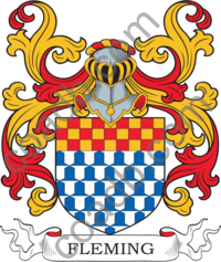 Fleming Family Crest, Coat of Arms and Name History