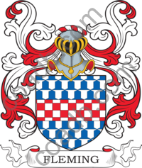 Fleming Family Crest, Coat of Arms and Name History
