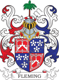 Fleming Family Crest, Coat of Arms and Name History
