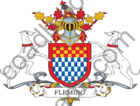 Fleming Family Crest, Coat of Arms and Name History
