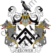 Flower Family Crest, Coat of Arms and Name History