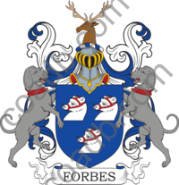 Forbes Family Crest, Coat of Arms and Name History