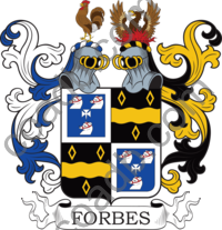 Forbes Family Crest, Coat of Arms and Name History