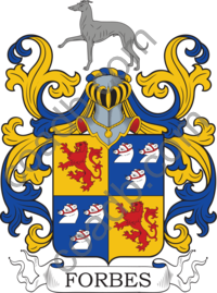 Forbes Family Crest, Coat of Arms and Name History