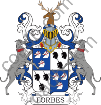 Forbes Family Crest, Coat of Arms and Name History