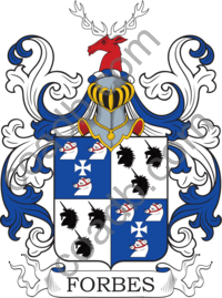 Forbes Family Crest, Coat of Arms and Name History