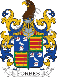 Forbes Family Crest, Coat of Arms and Name History