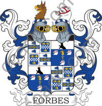 Forbes Family Crest, Coat of Arms and Name History