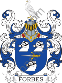 Forbes Family Crest, Coat of Arms and Name History