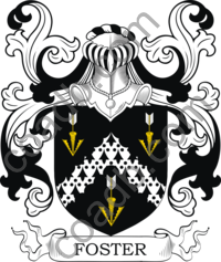 Foster Family Crest, Coat of Arms and Name History