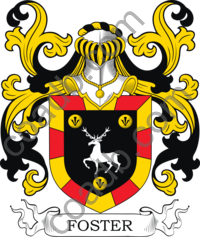 Foster Family Crest, Coat of Arms and Name History