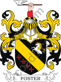 Foster Family Crest, Coat of Arms and Name History