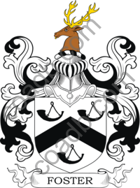 Foster Family Crest, Coat of Arms and Name History