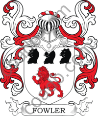 Fowler Family Crest, Coat of Arms and Name History