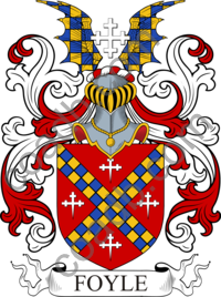 Foyle Family Crest, Coat of Arms and Name History
