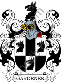 Gardiner Family Crest, Coat of Arms and Name History