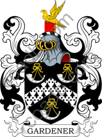 Gardiner Family Crest, Coat of Arms and Name History