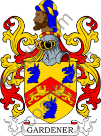 Gardiner Family Crest, Coat of Arms and Name History