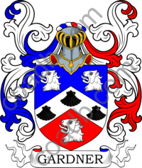 Gardiner Family Crest, Coat of Arms and Name History