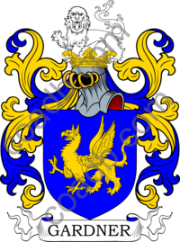 Gardiner Family Crest, Coat of Arms and Name History