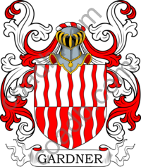 Gardiner Family Crest, Coat of Arms and Name History