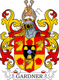 Gardiner Family Crest, Coat of Arms and Name History