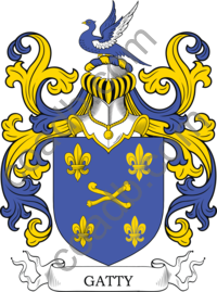 Gatty Family Crest, Coat of Arms and Name History